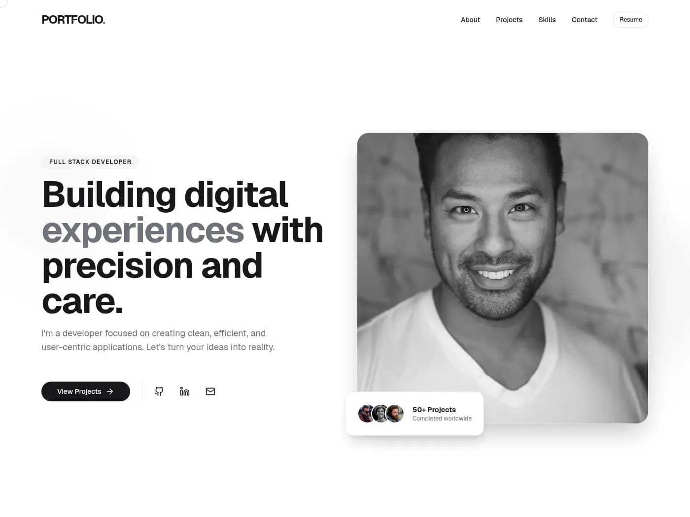 Animated Portfolio Web