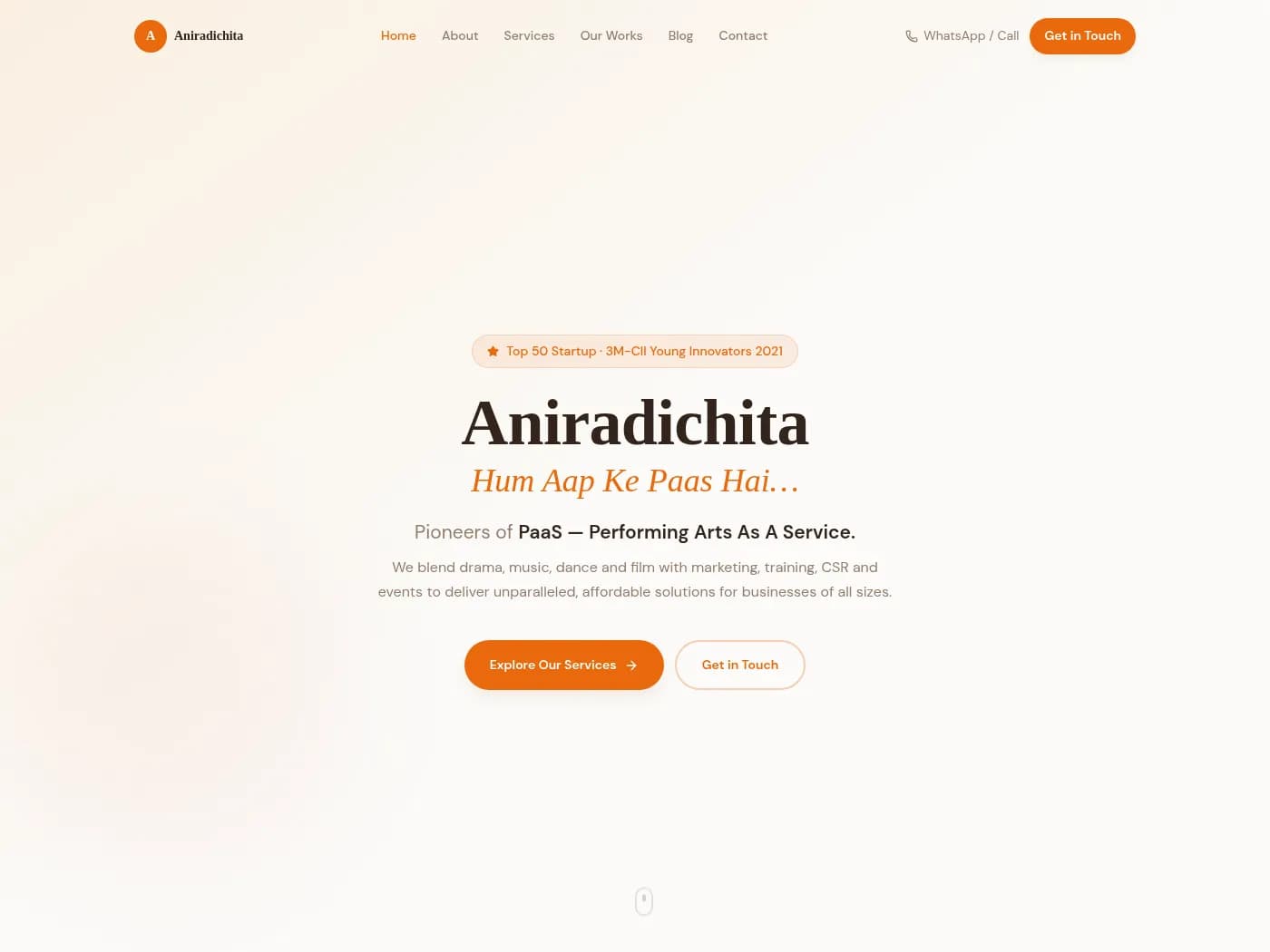 Dynamic Aniradichita Site