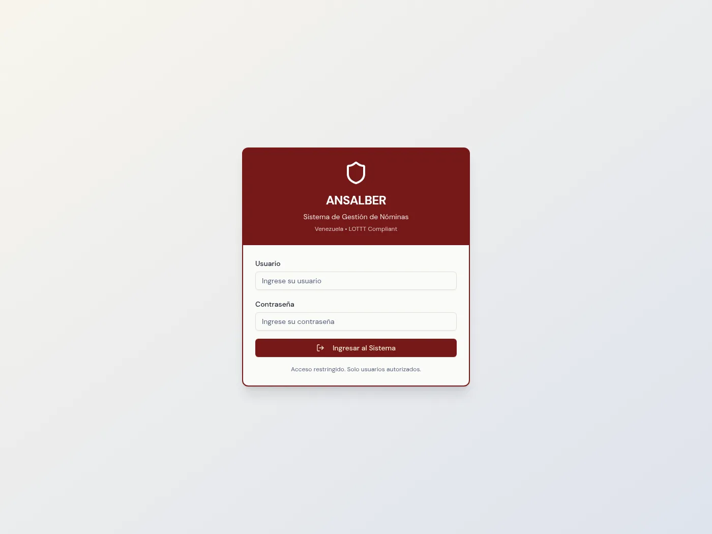 ANSALBER Payroll System