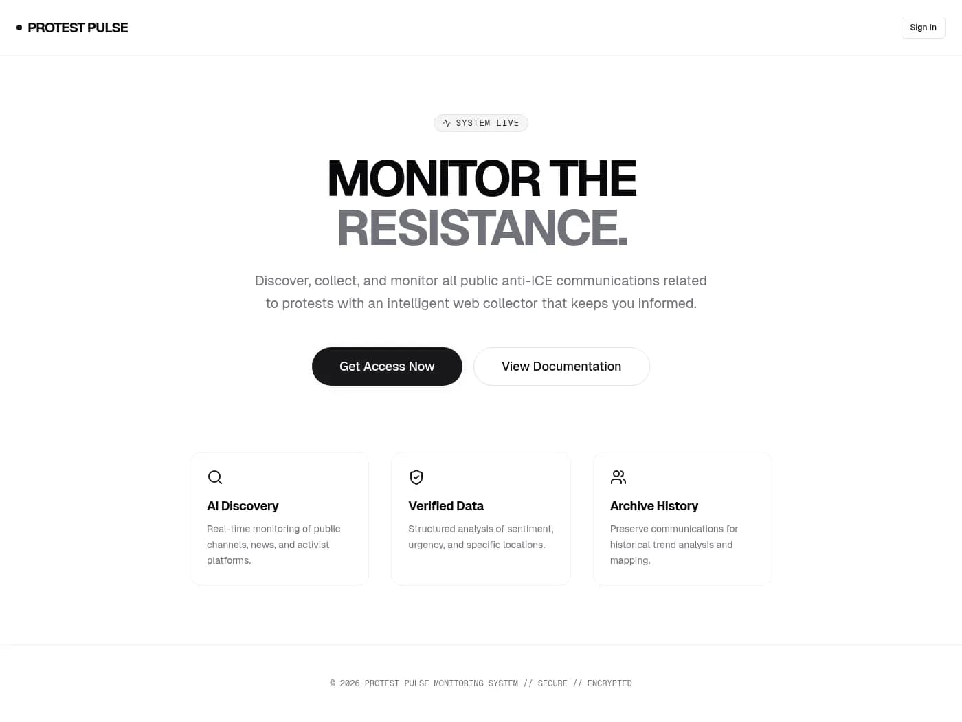 Protest Pulse Finder