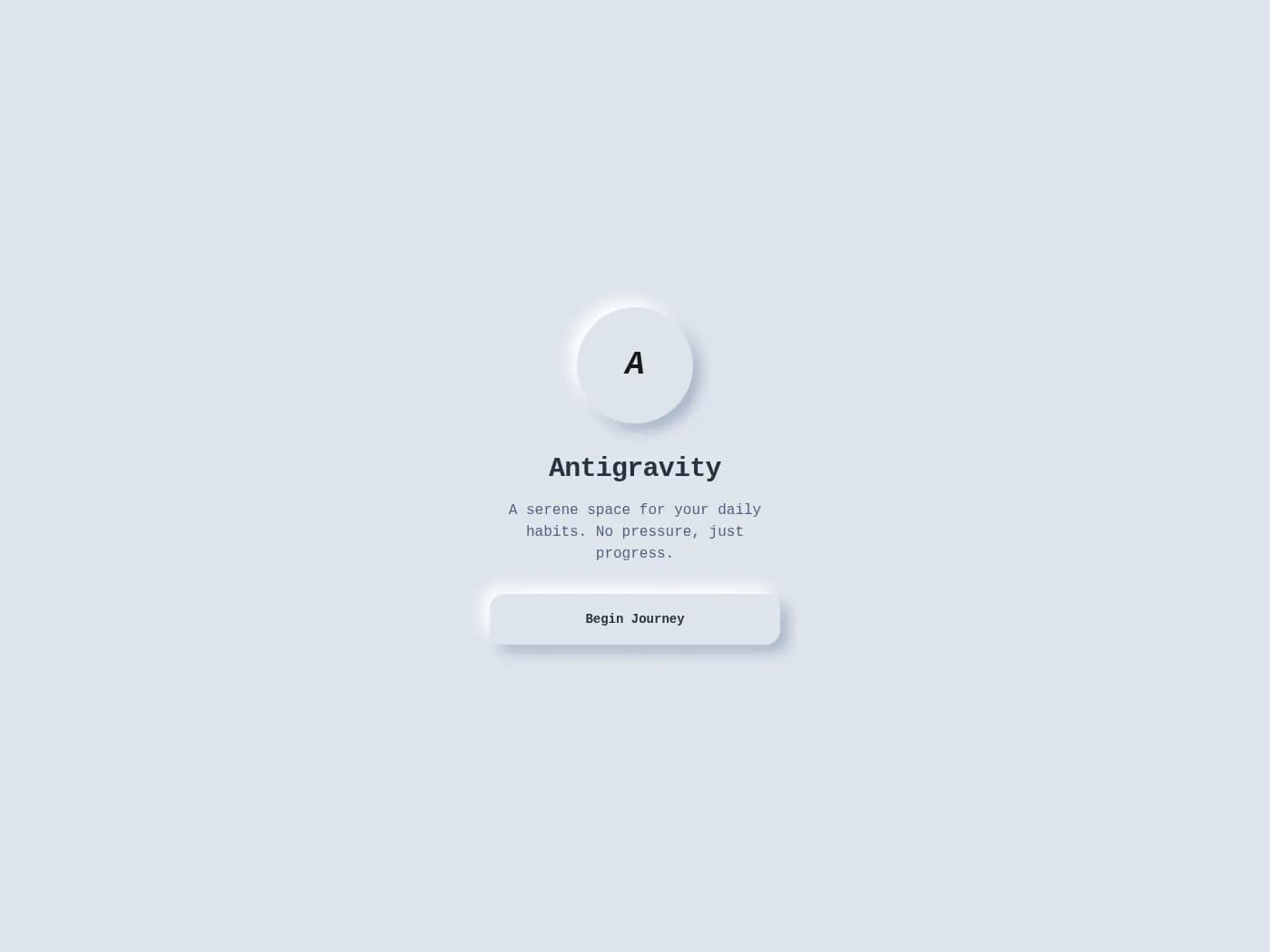 Antigravity Habit Tracker