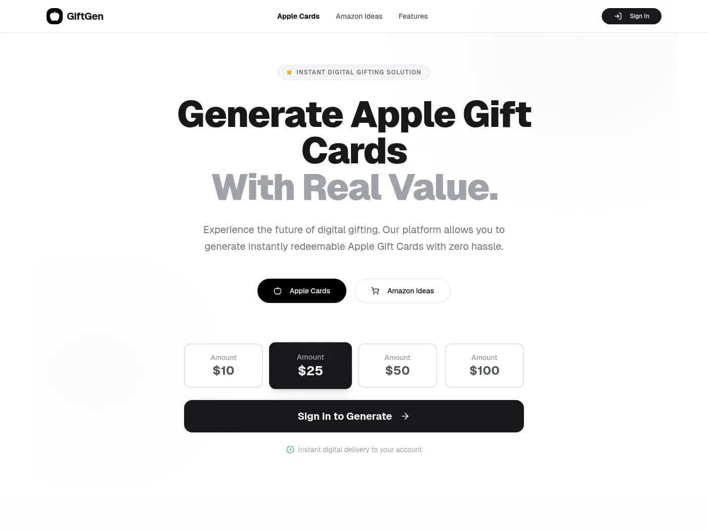 Apple Gift Card Maker