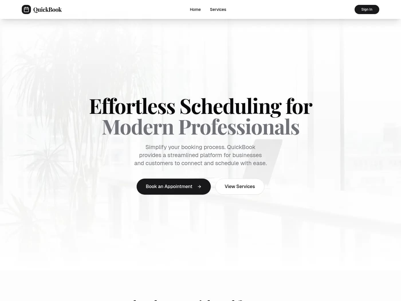 QuickBook Appointments