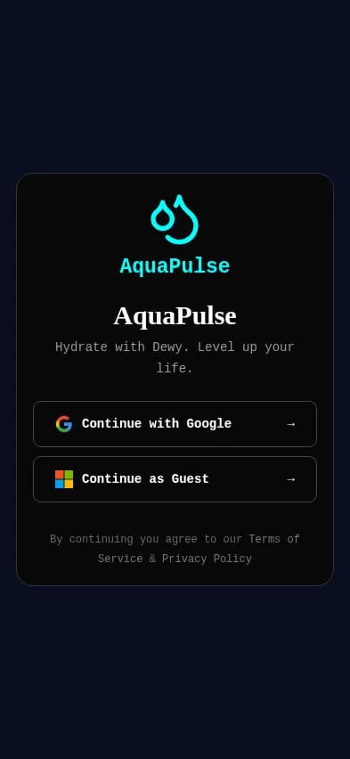AquaPulse Hydration Quest
