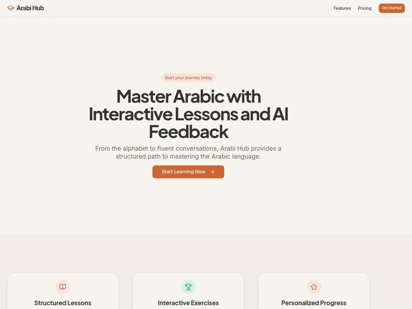 Arabi Learning Hub