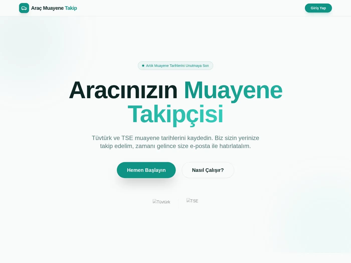 Araç Muayene Takipçi