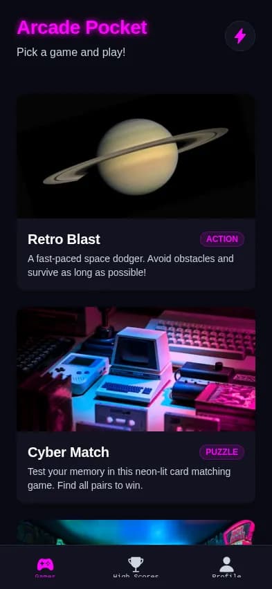 Arcade Pocket