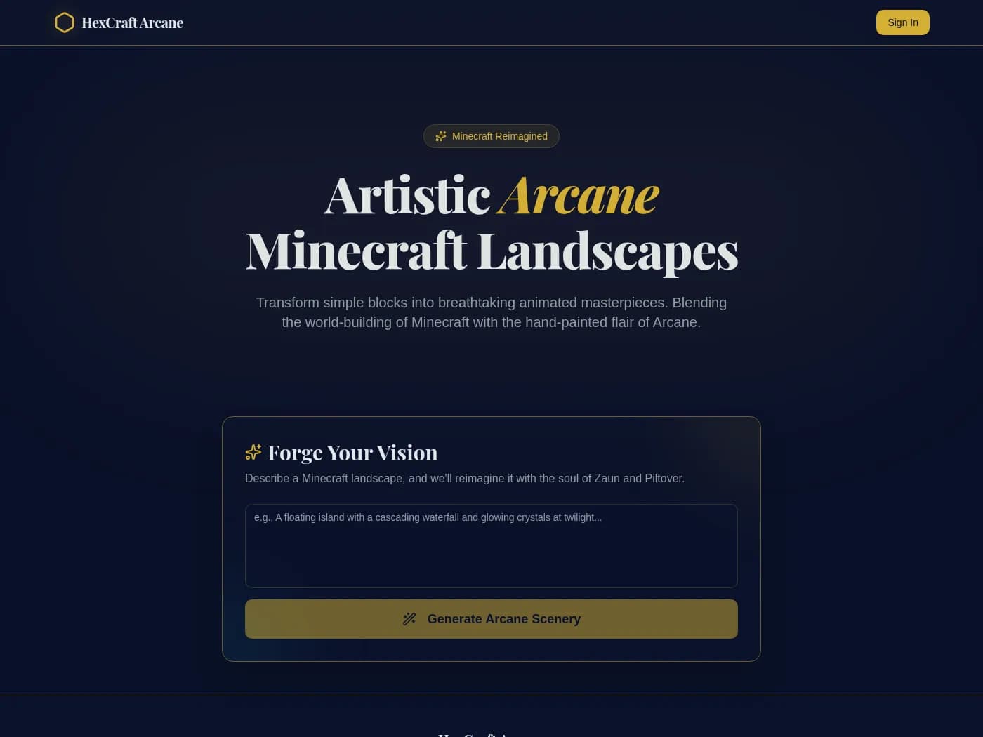 Minecraft Arcane Visualizer