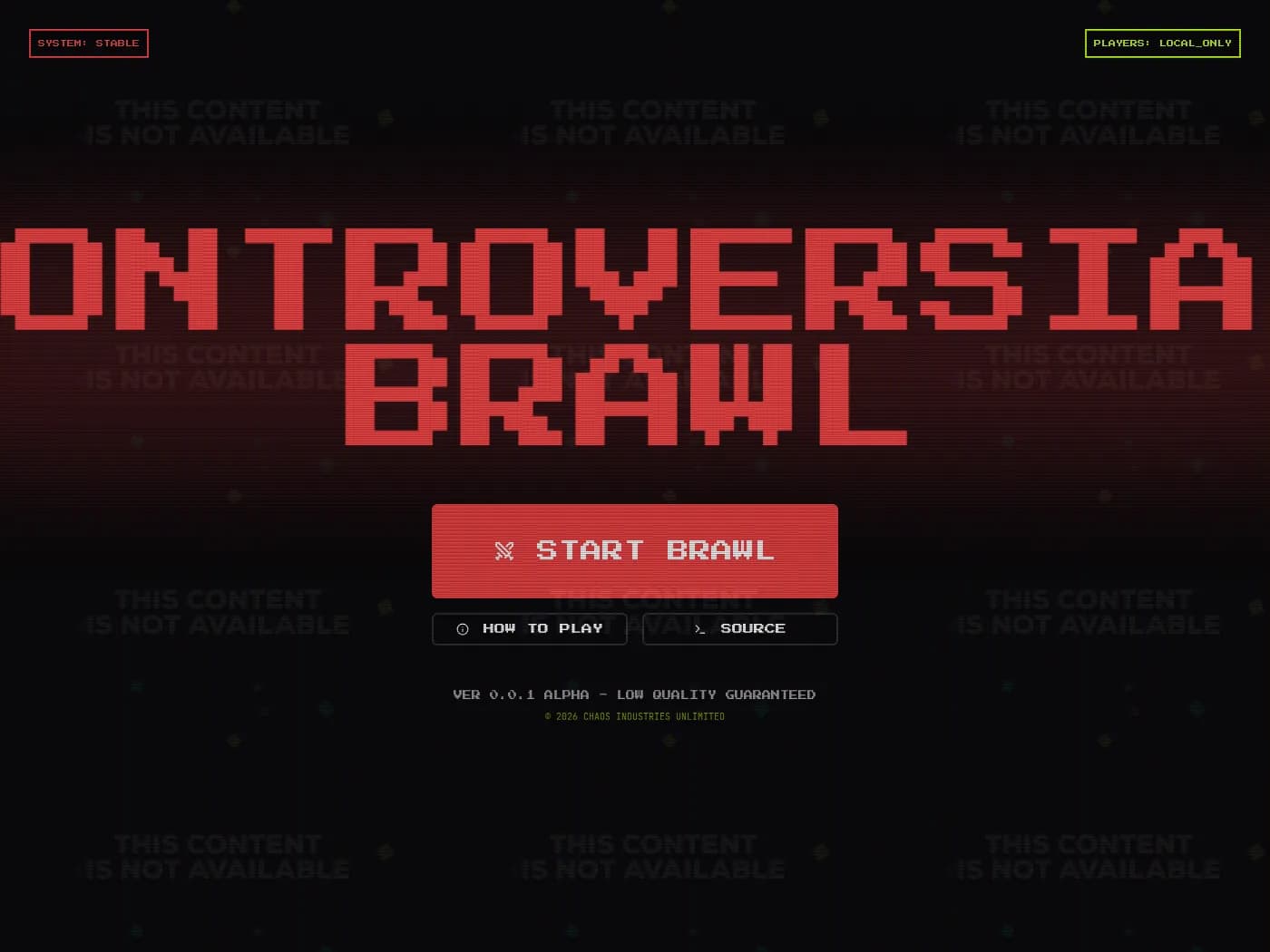 Controversial Arena Brawl
