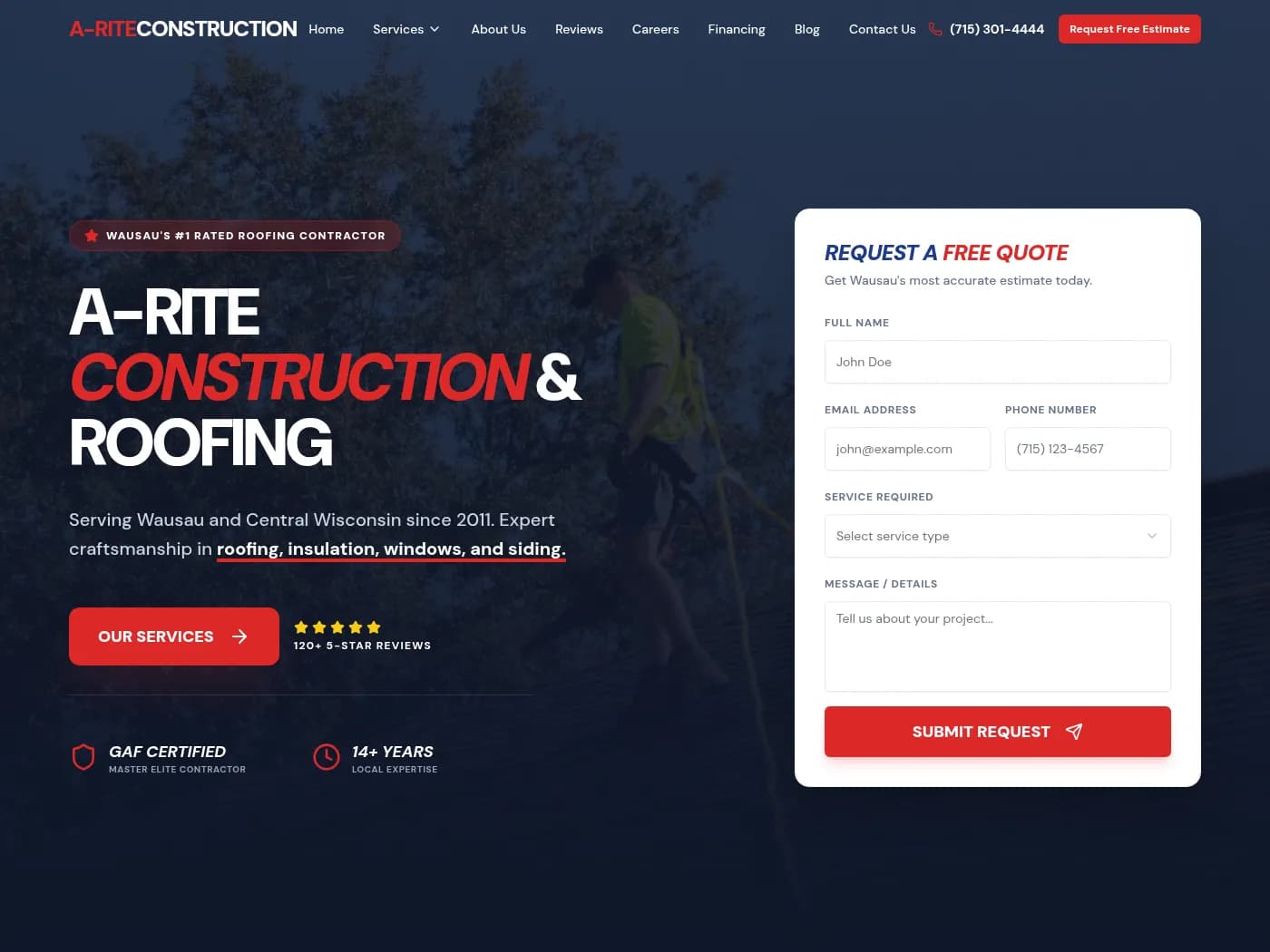 A-Rite Site Redesign