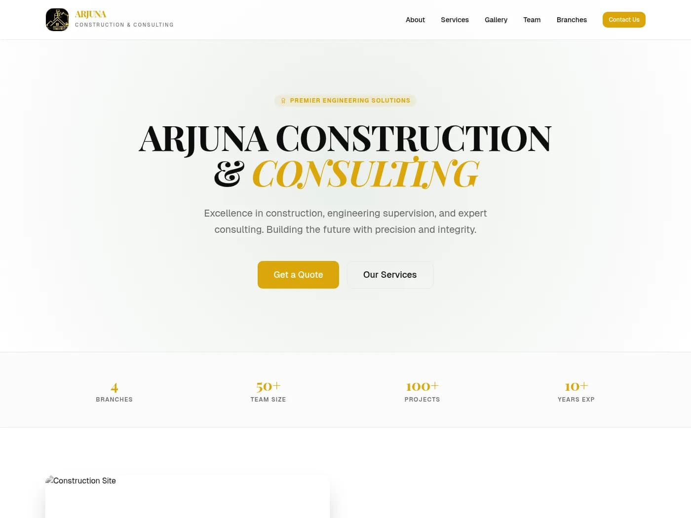 Arjuna Construction Profile