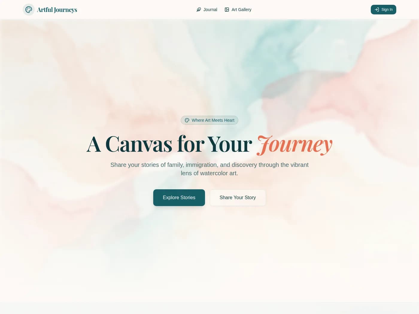 Artful Journeys Journal
