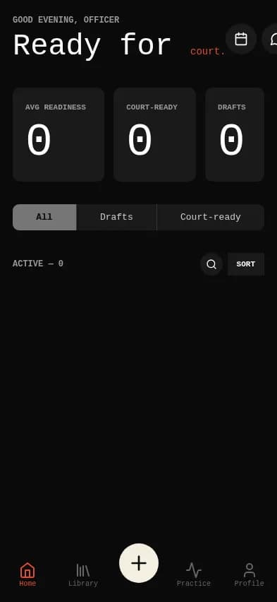 Articulate Police Report App