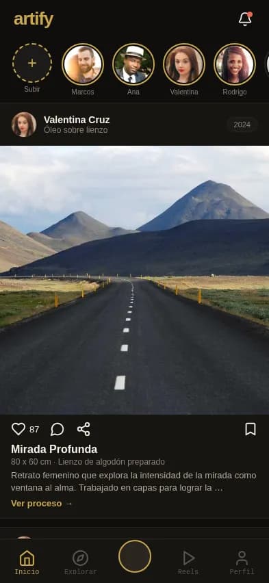Artify Portfolio App