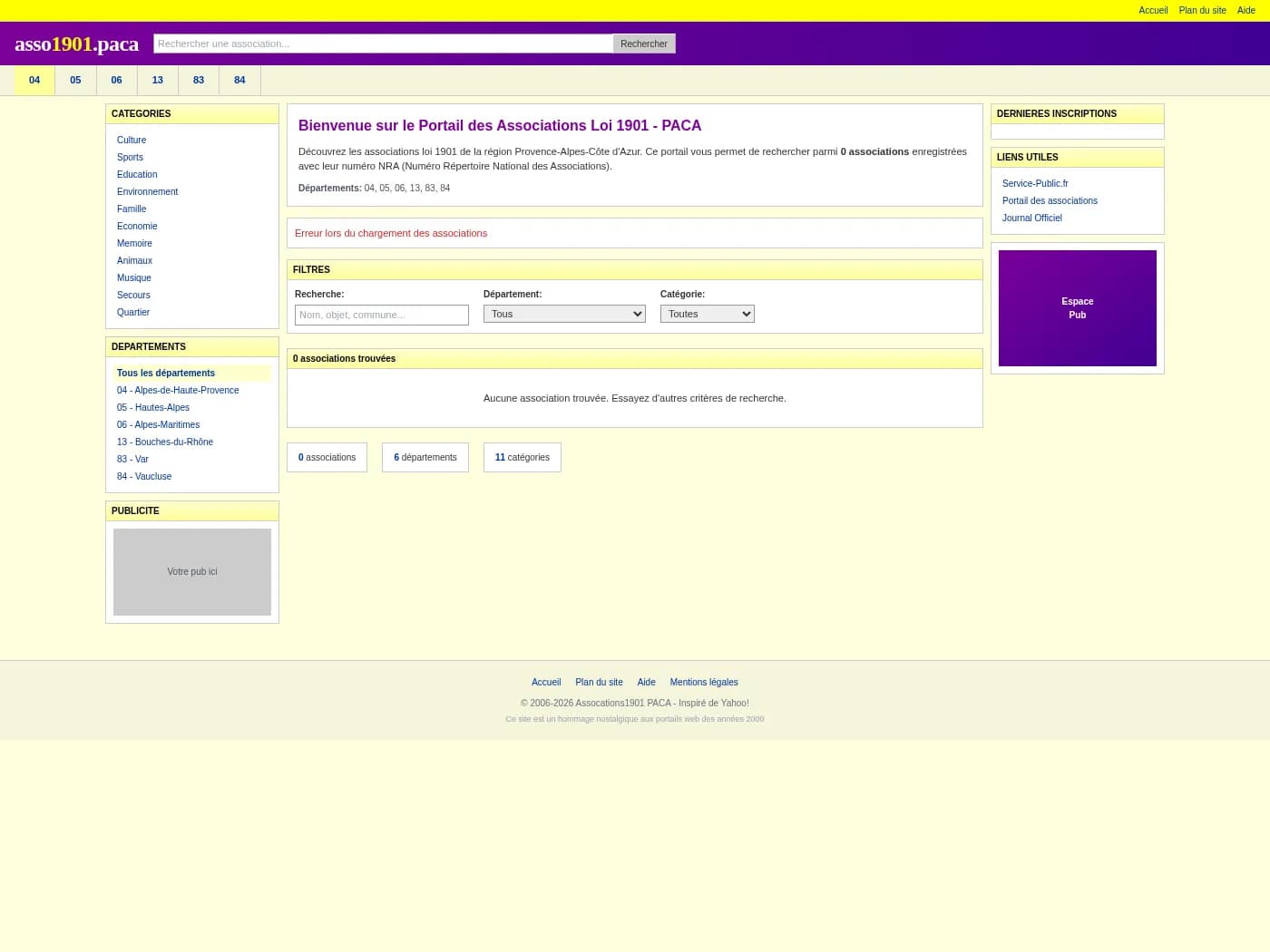 Associations Portal 1901