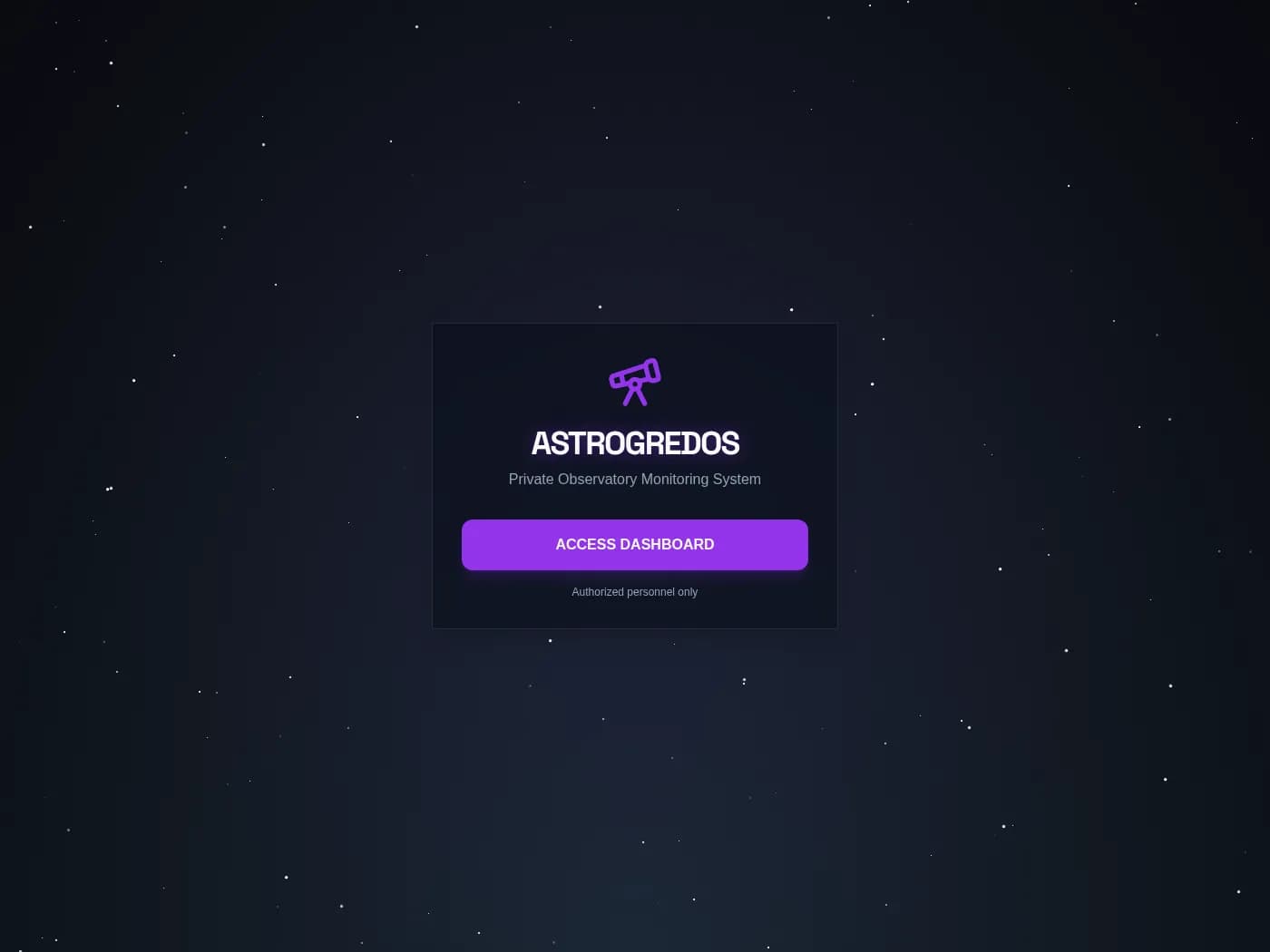 AstroGredos Weather Web