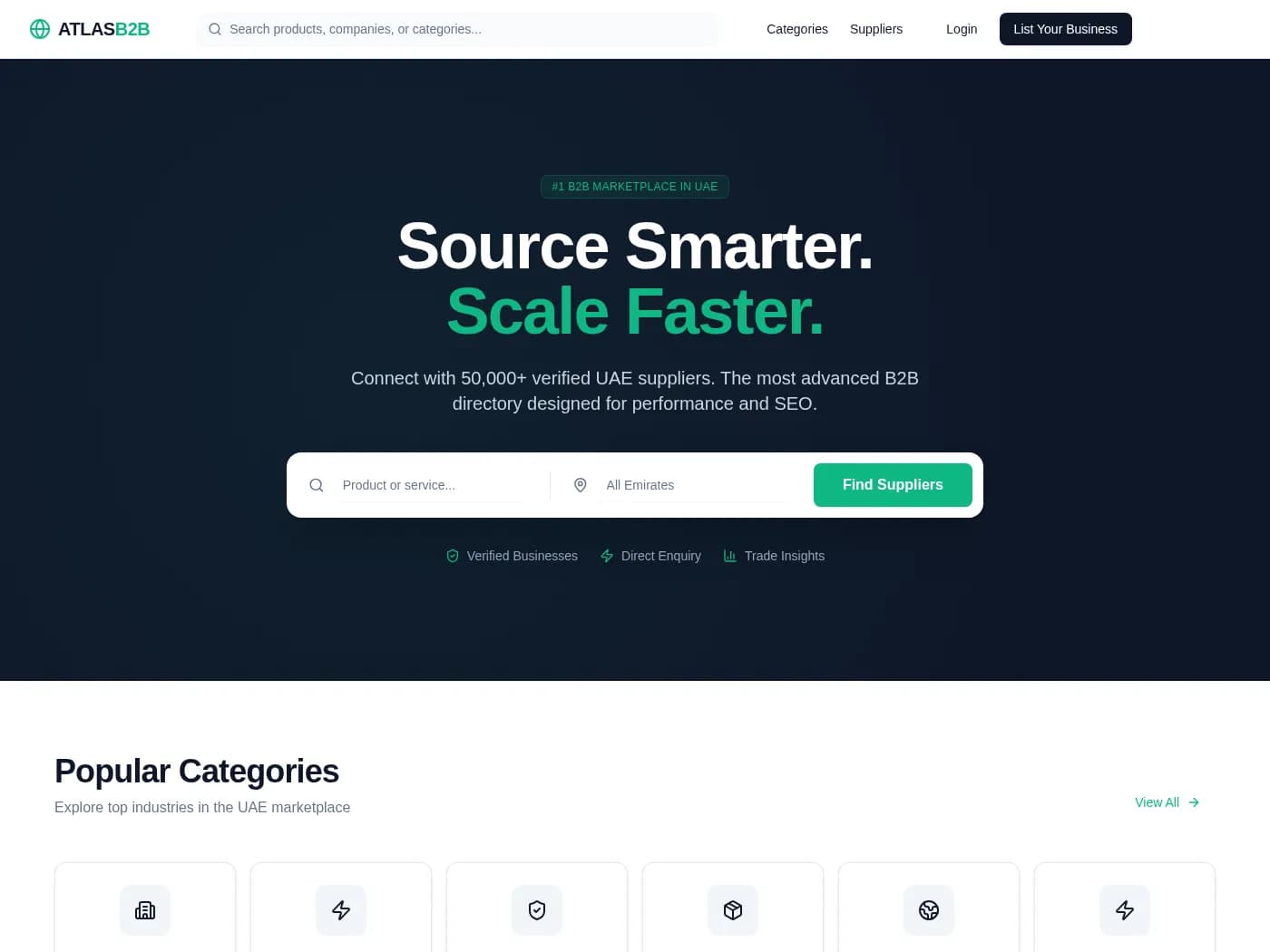 Atlas B2B Marketplace