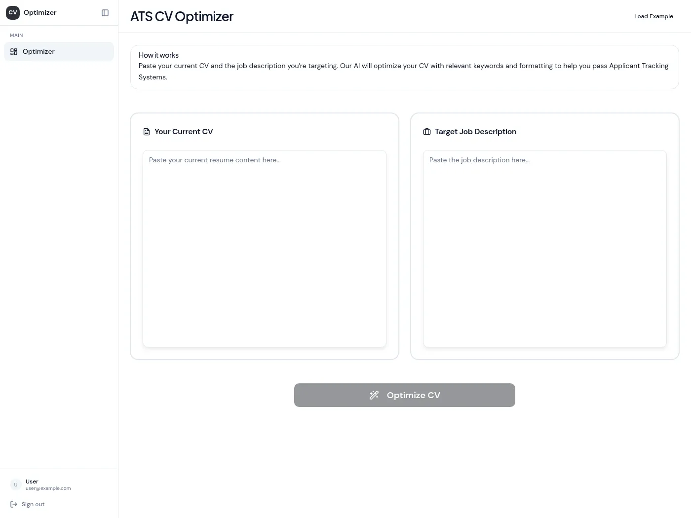 ATS CV Optimizer