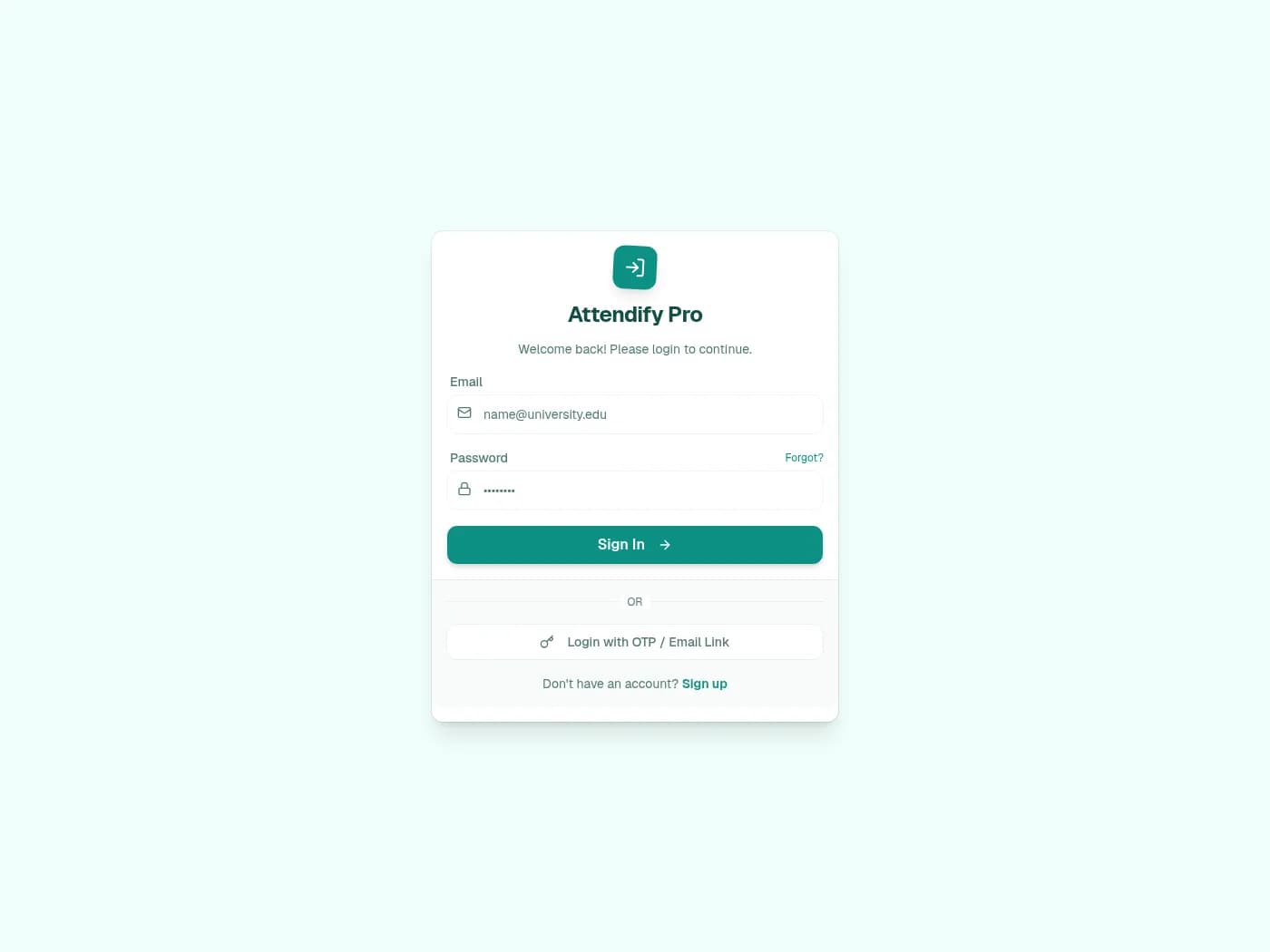 Attendify Pro