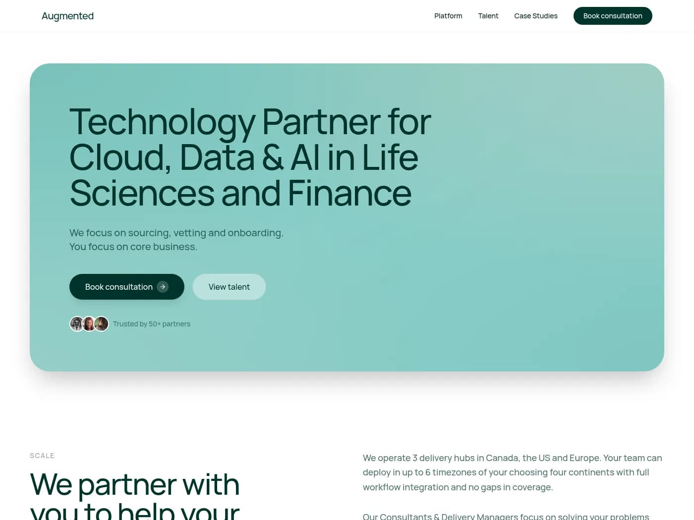 Augmented Landing Page