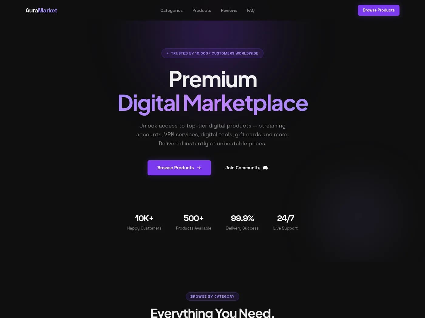 AuraMarket Theme
