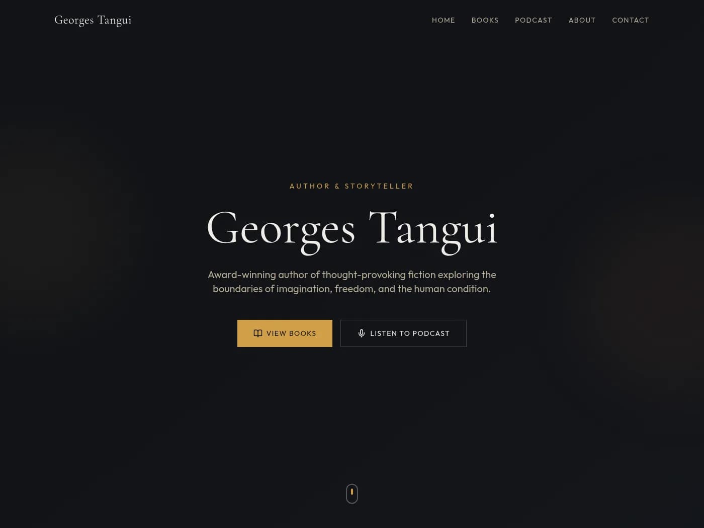 Georges Tangui Author Site
