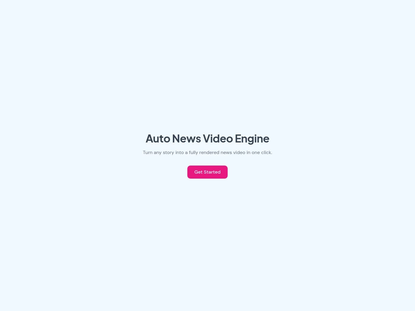 Auto News Video Engine