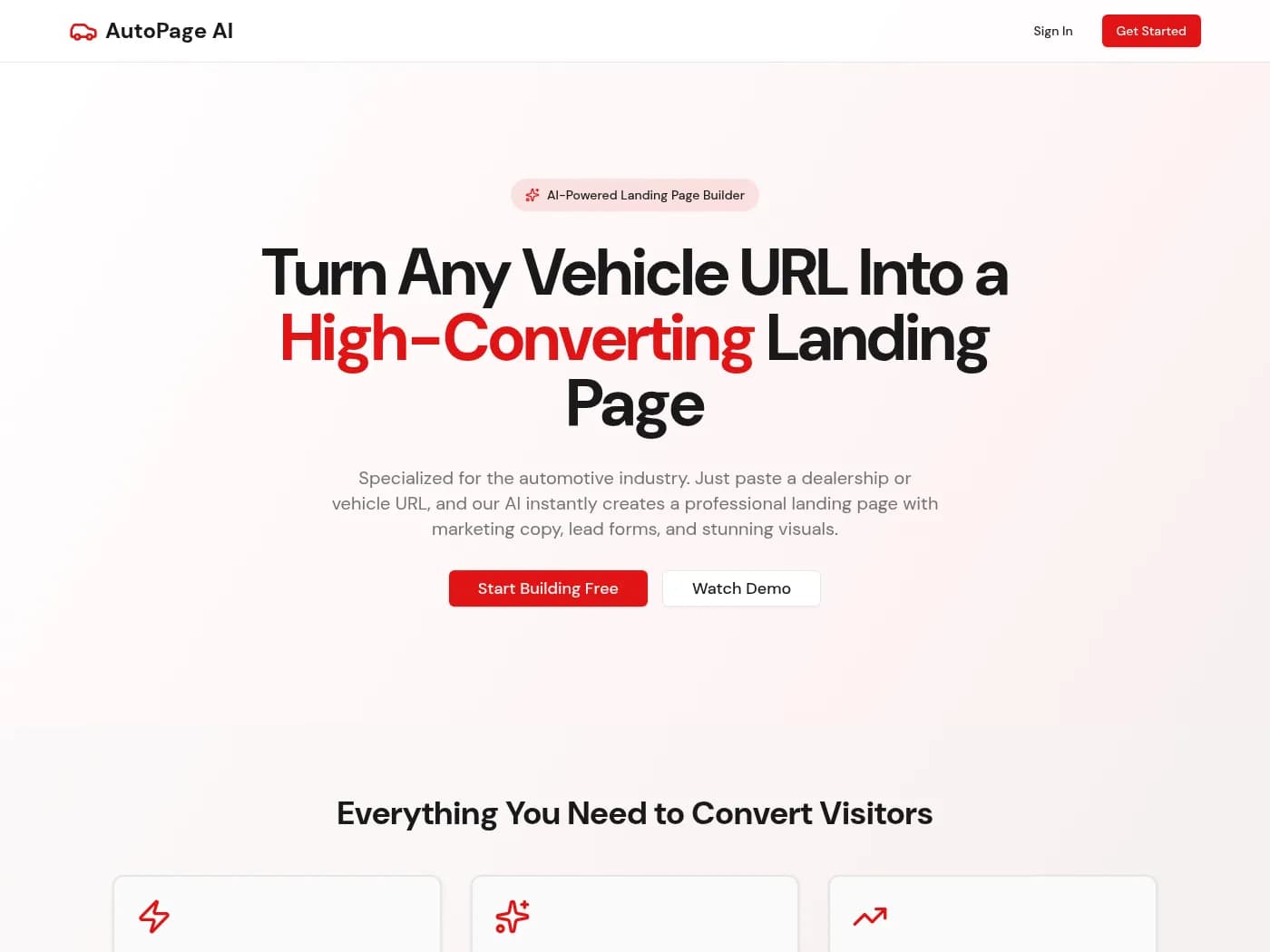 AutoPage AI Builder