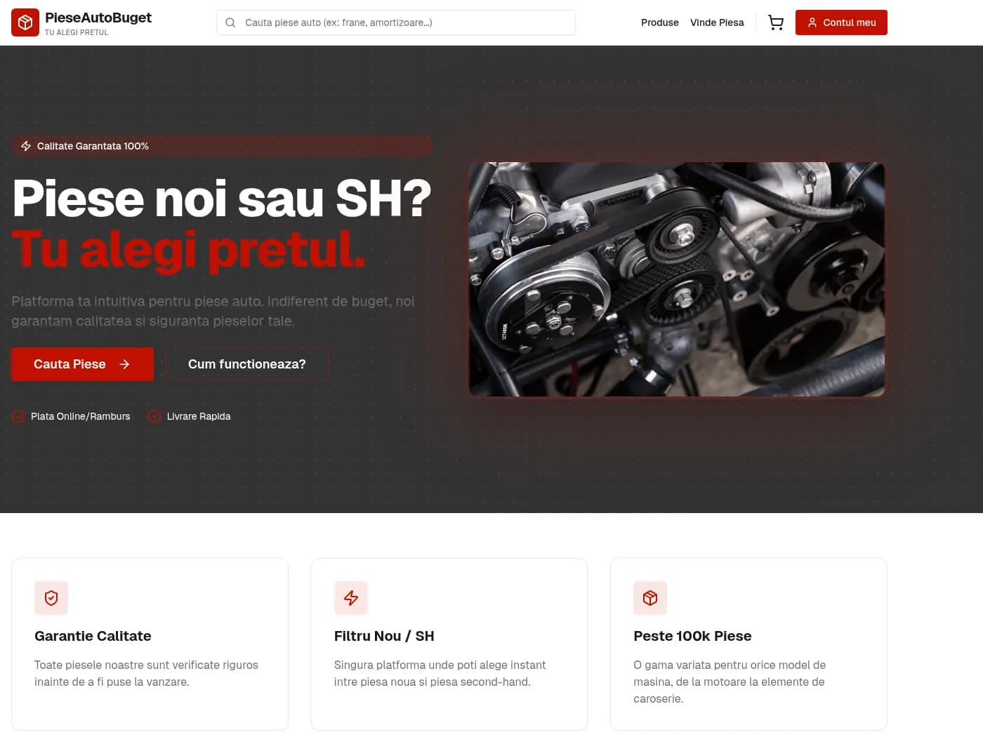 PieseAutoBuget Online Store