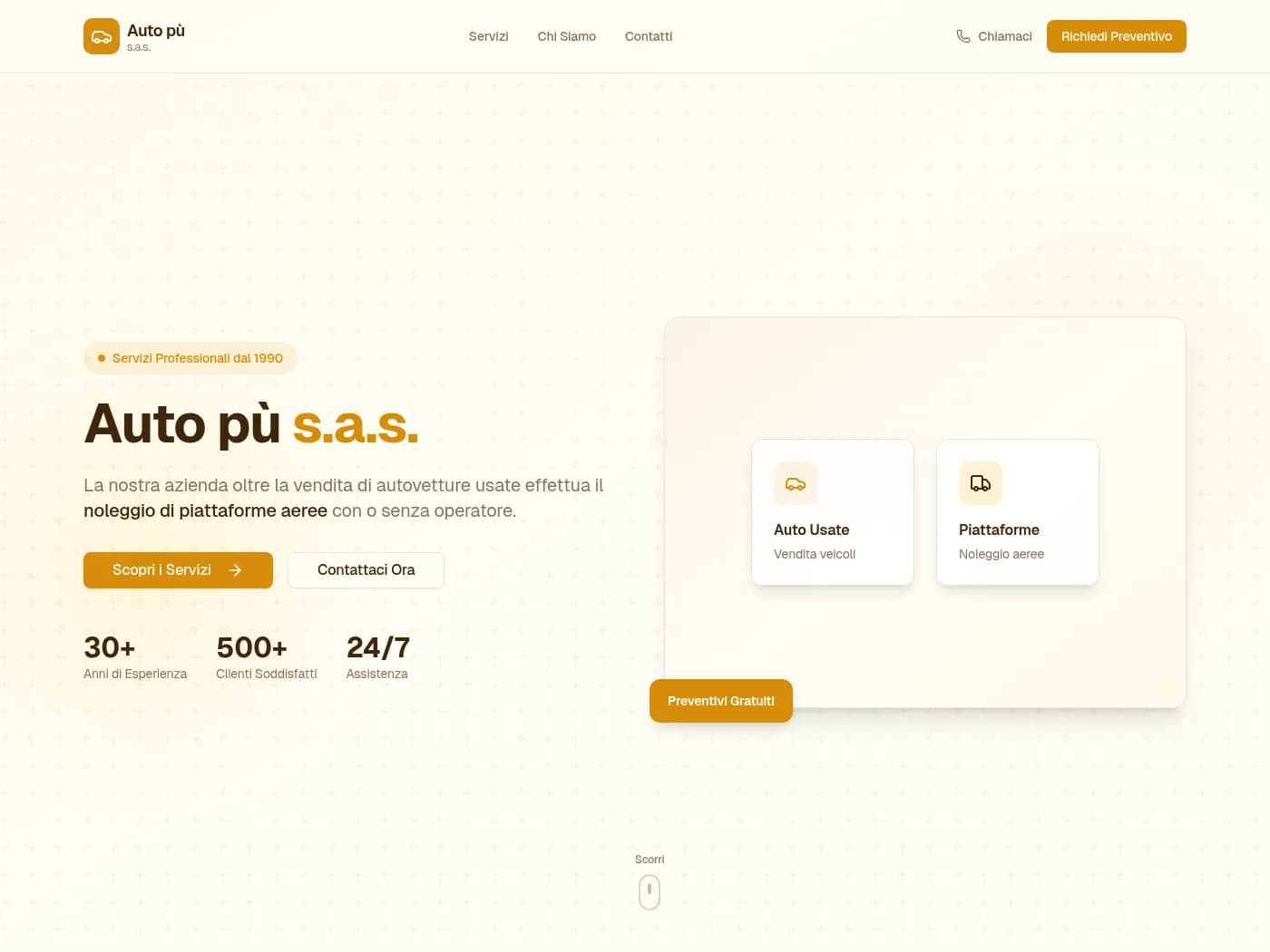 Auto pù Rentals Site