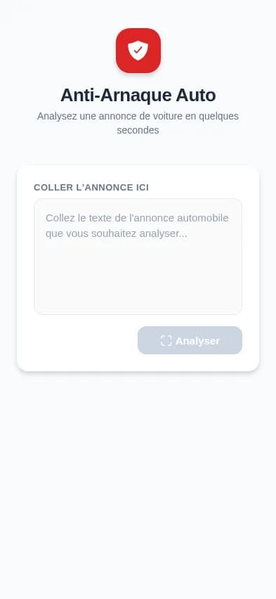 Auto Scam Analyzer