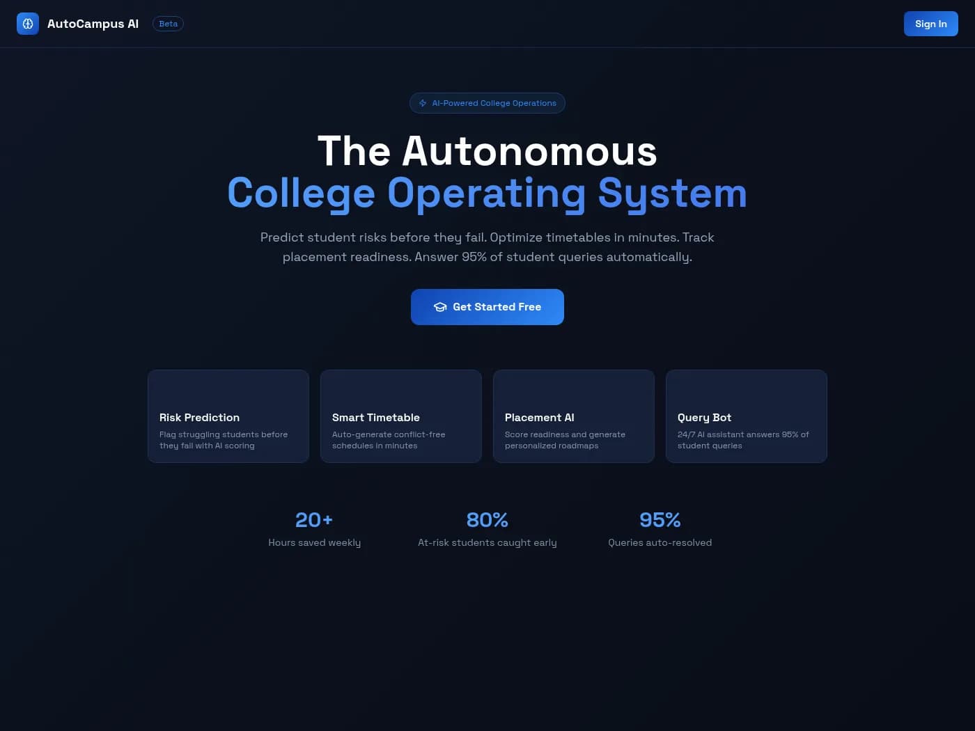 AutoCampus AI Platform