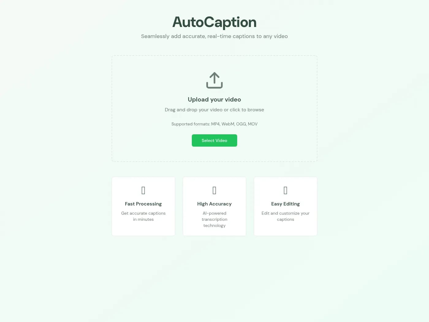 AutoCaption Video Tool