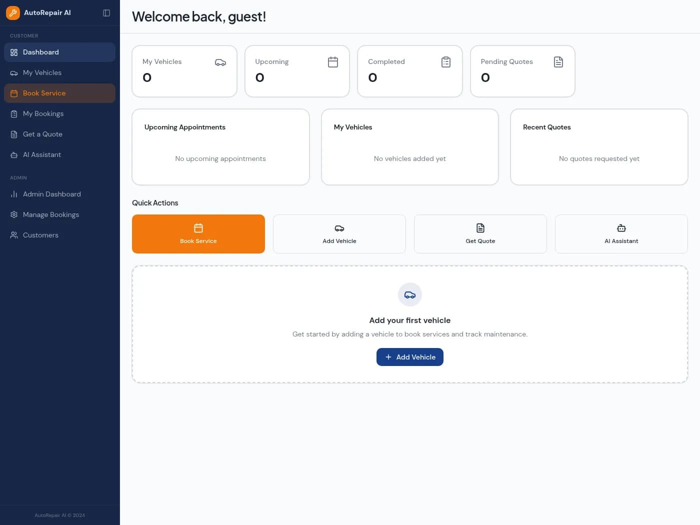 AutoRepair AI Scheduler