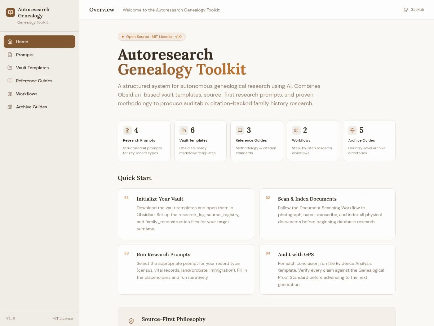 Autoresearch Genealogy Toolkit