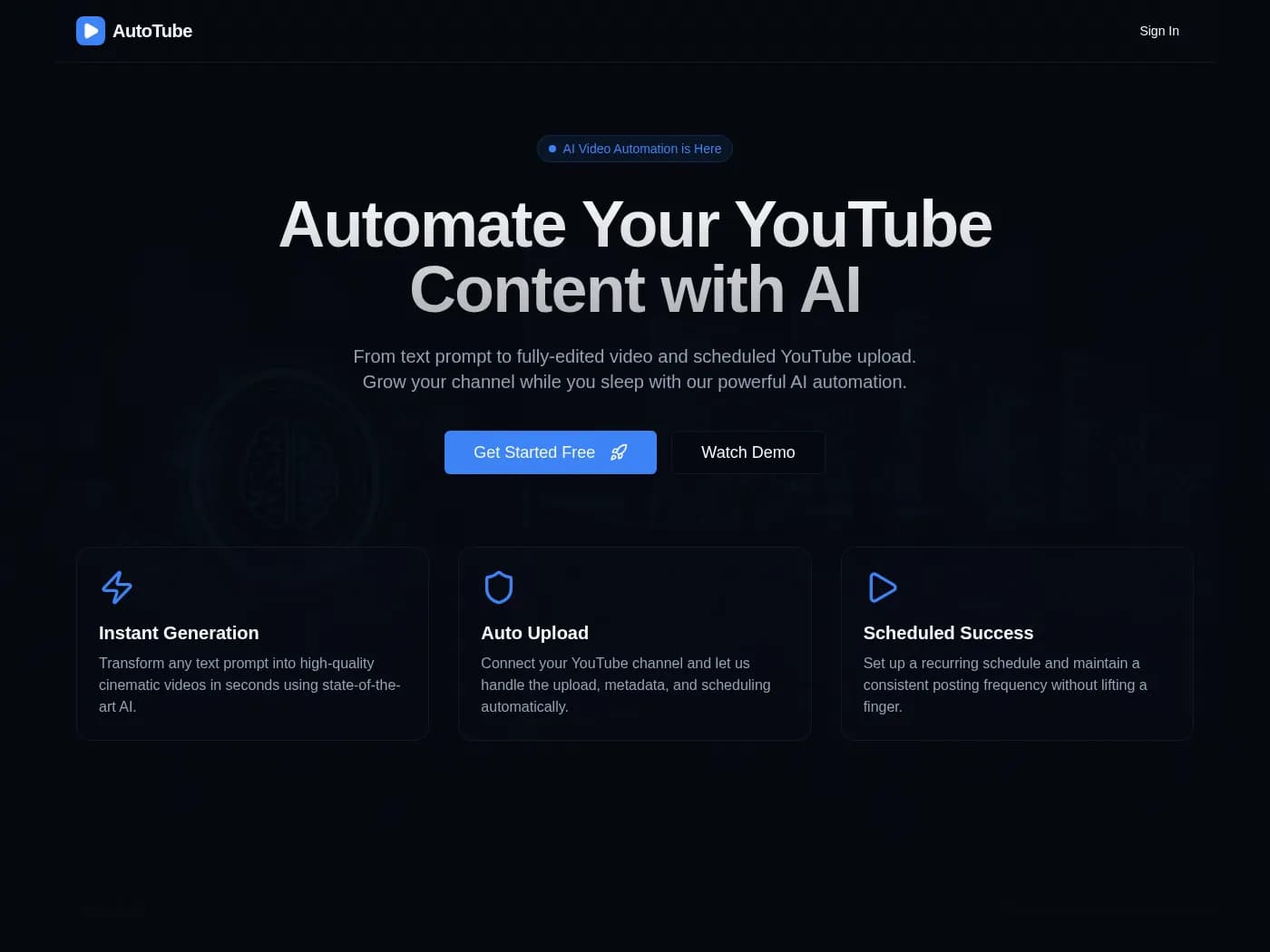 AutoTube Video Creator