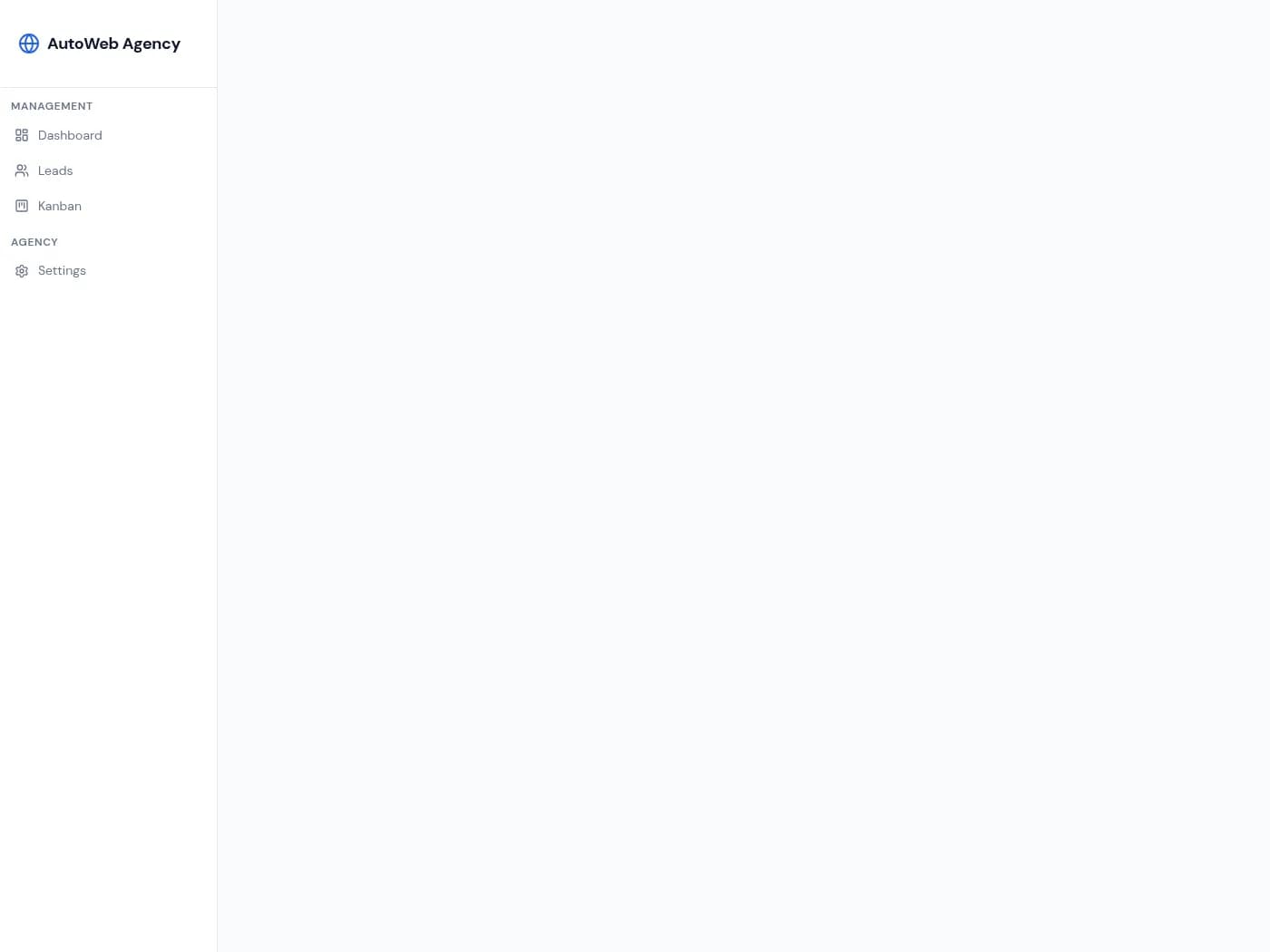 AutoWeb Agency Runner