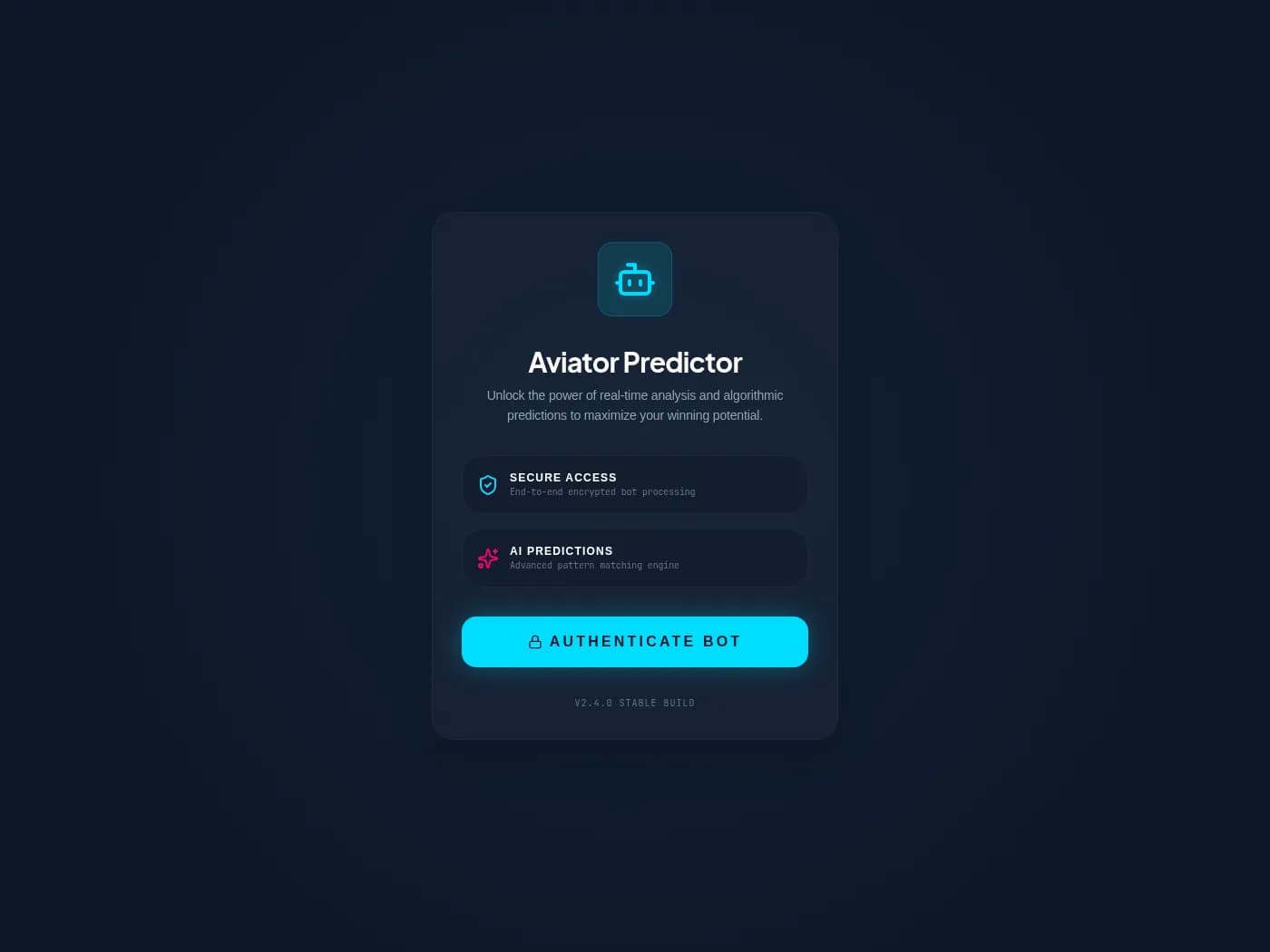Aviator Win Predictor
