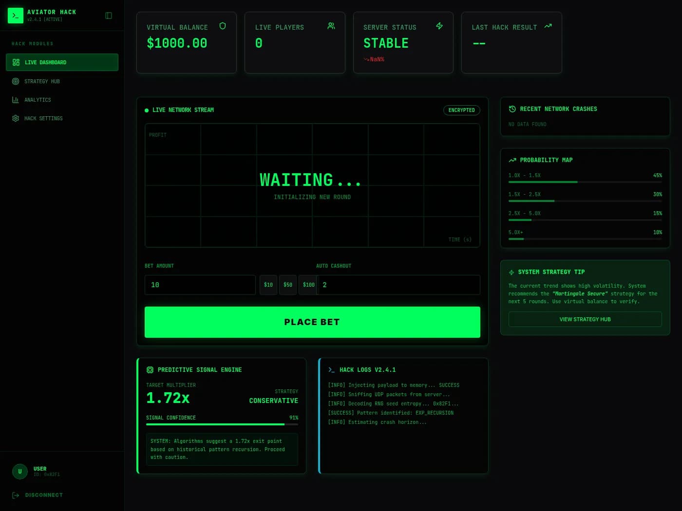 Aviator Hack Suite