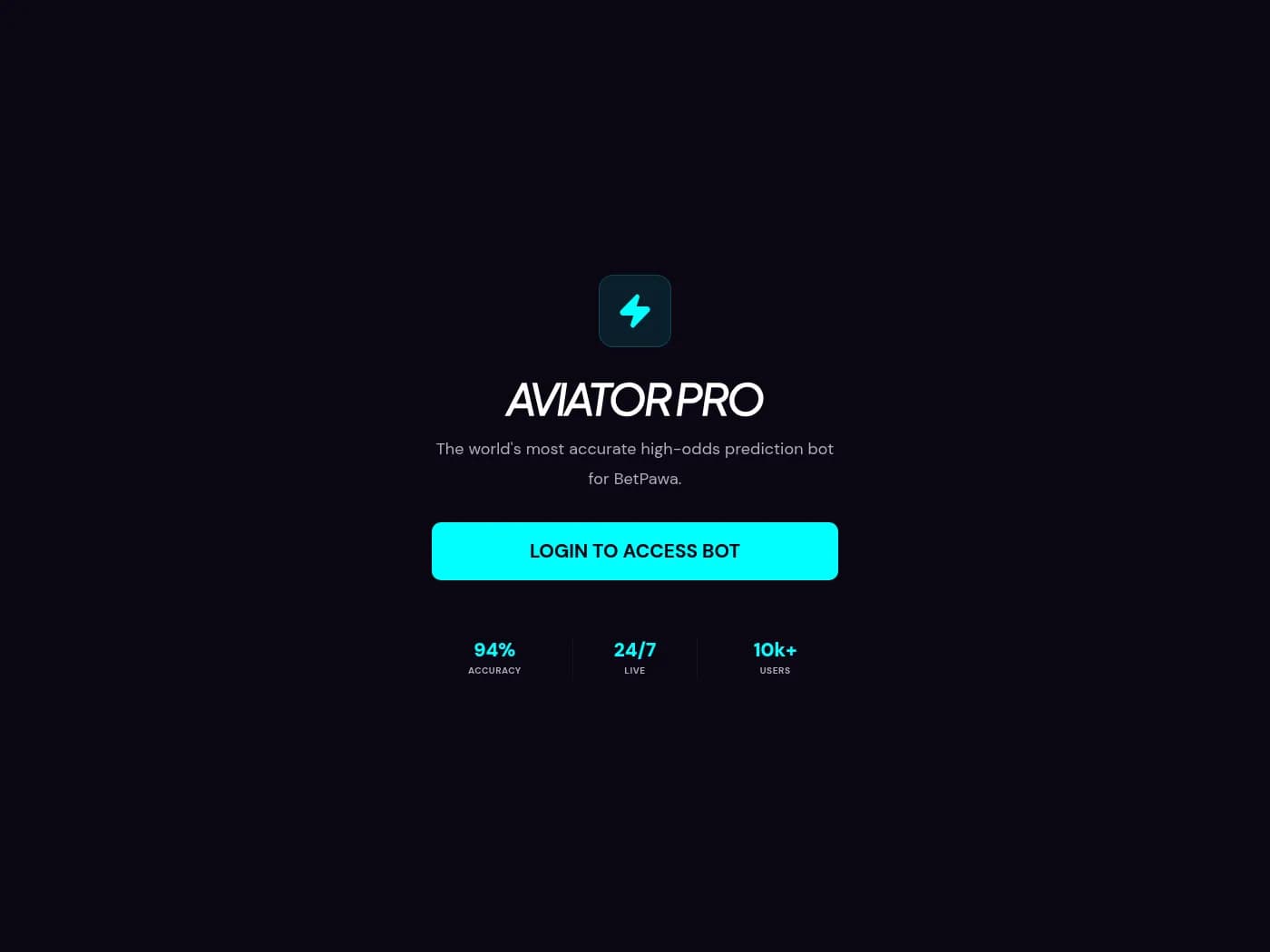Aviator Predictor Bot