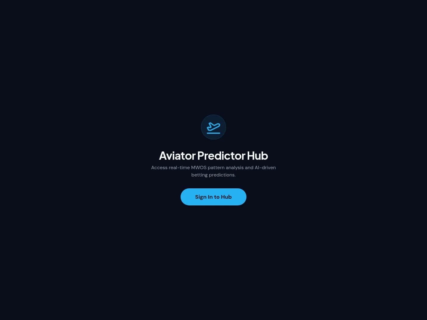 Aviator Predictor Hub