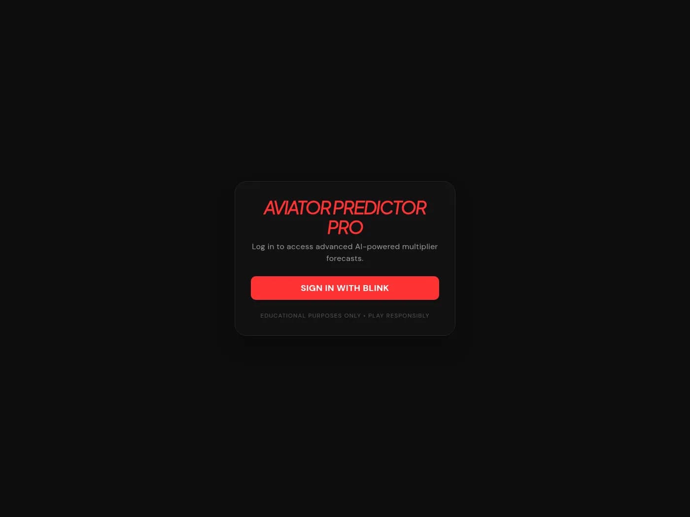 Aviator Predictor Pro