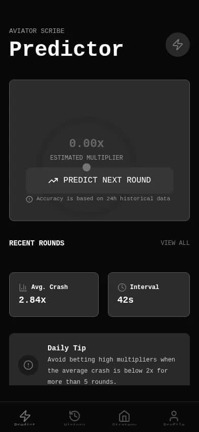 Aviator Scribe Predictor