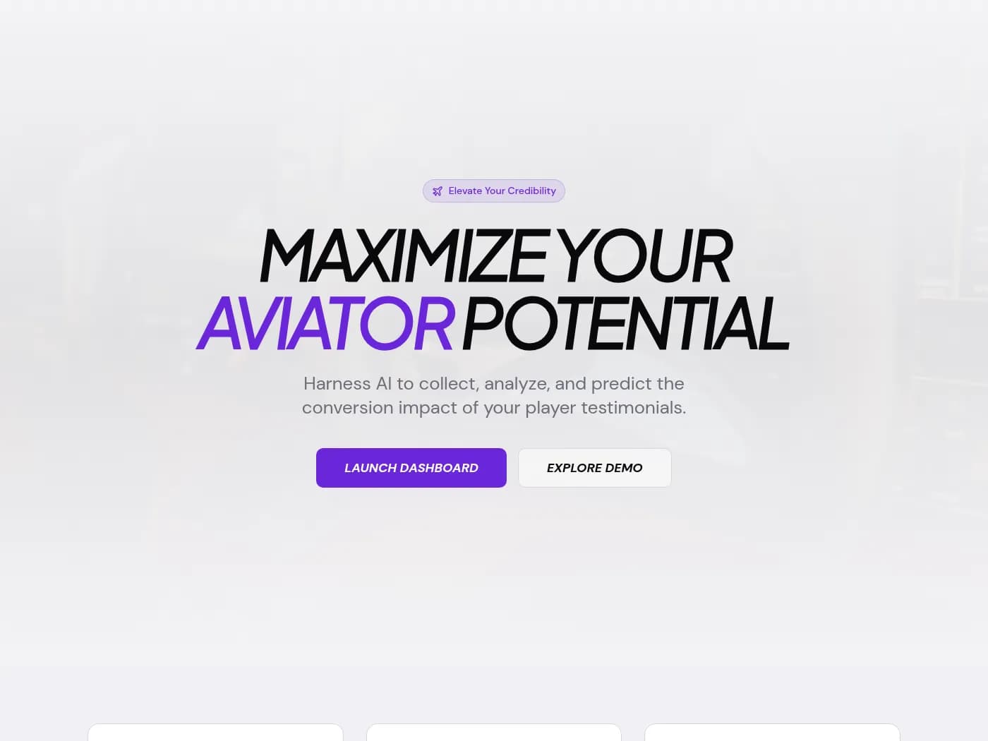 Aviator Testimonial Predictor