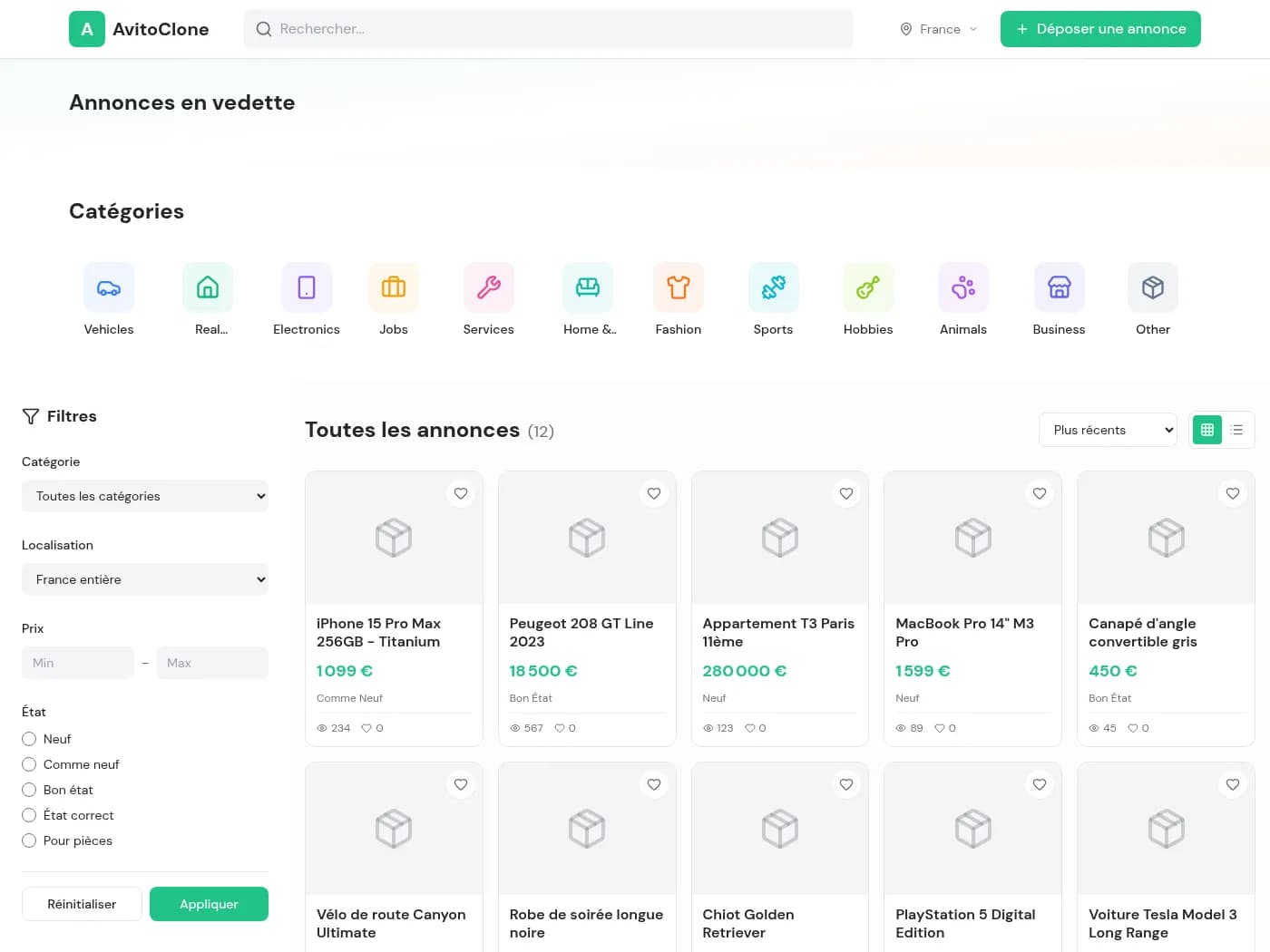 Avito Style Marketplace