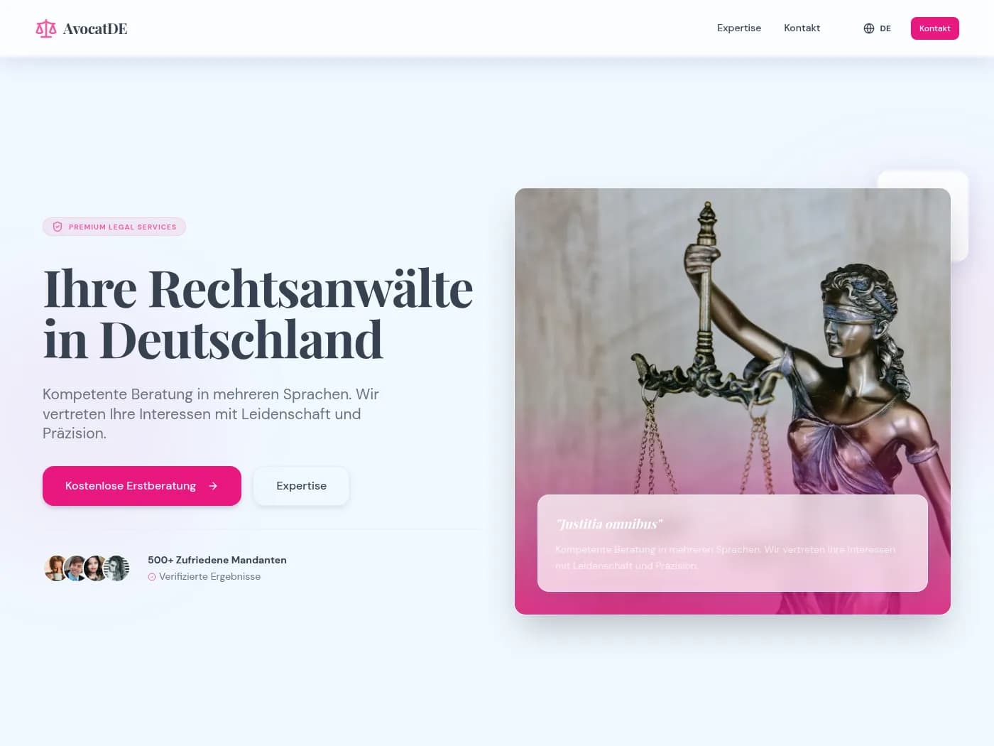 AvocatDE Multilingue Site
