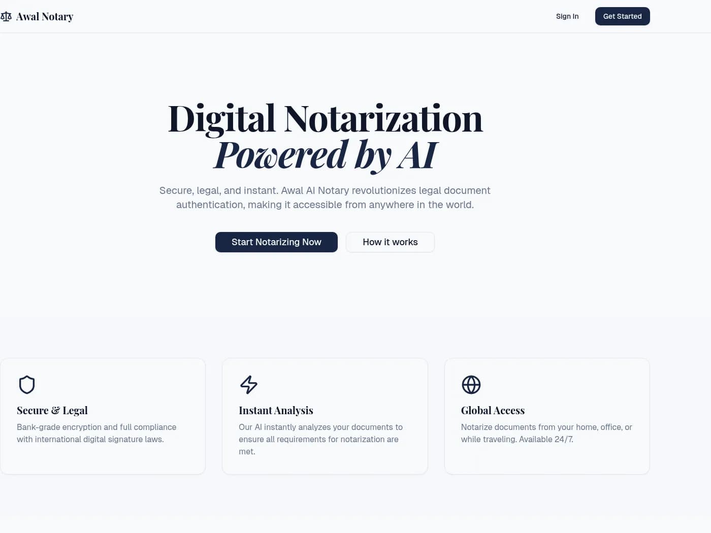Awal AI Notary