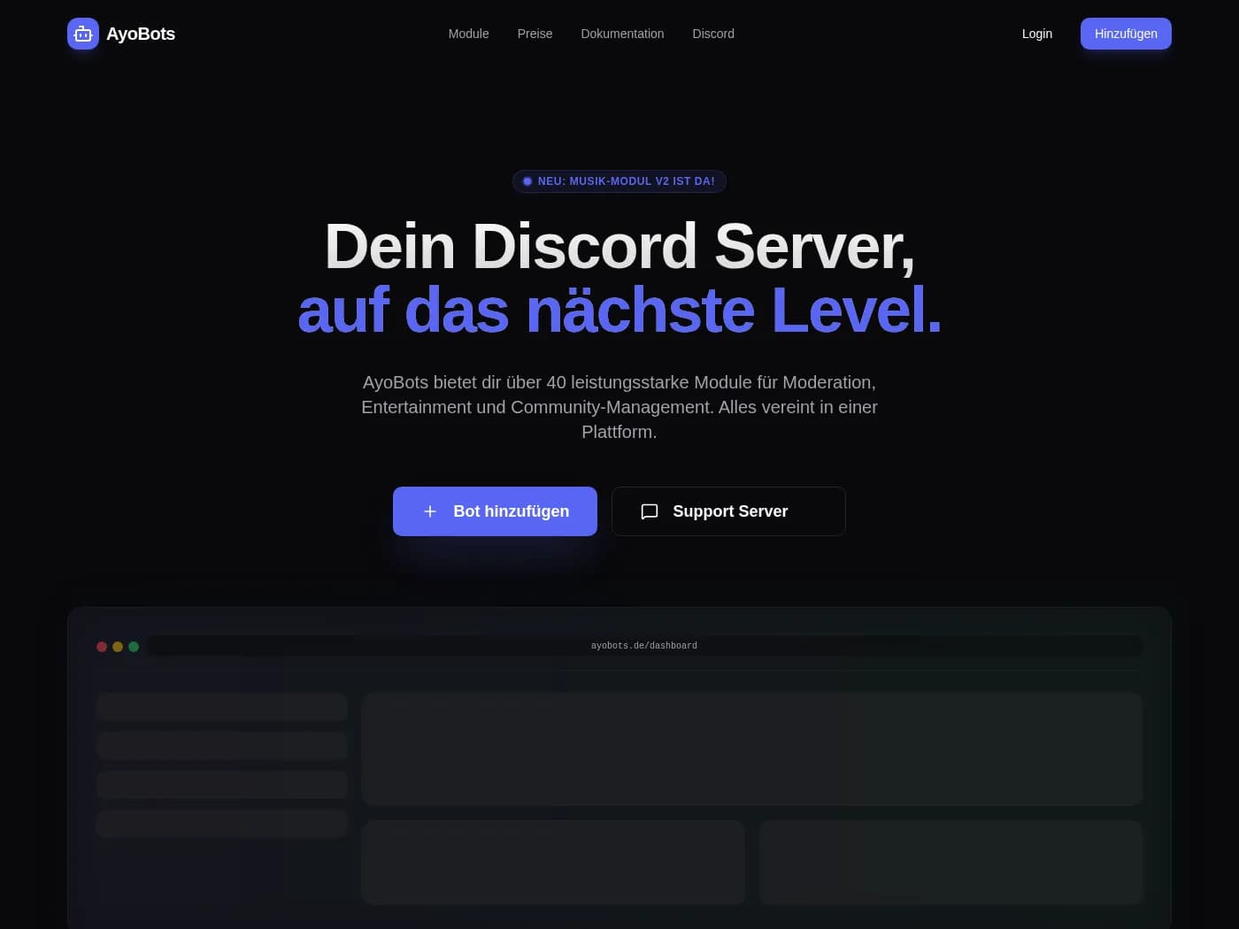 Ayobots Frontend Clone