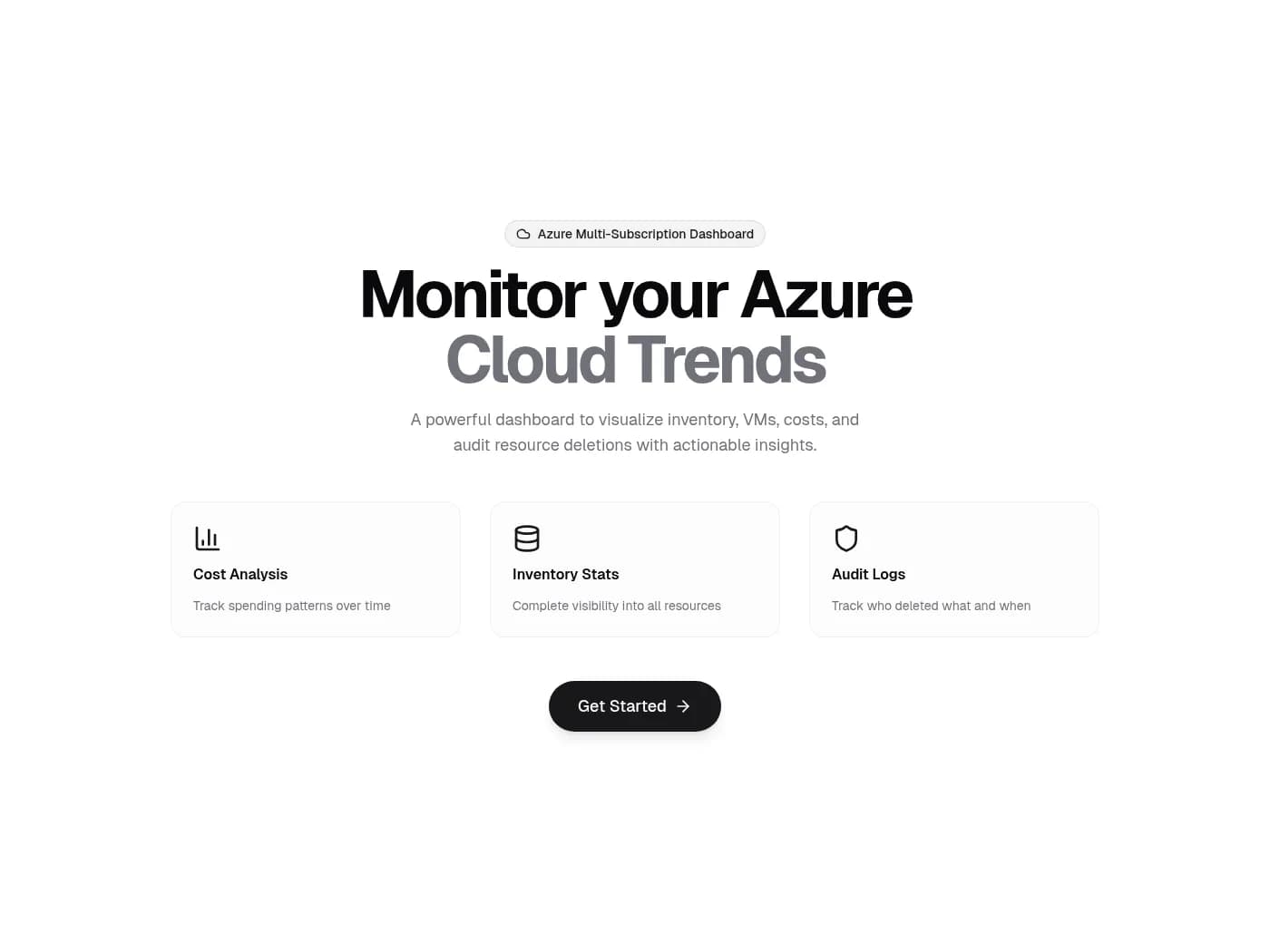 Azure Trend Dashboard