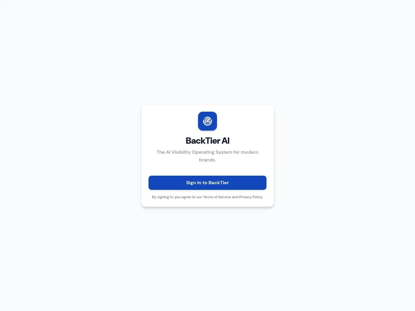 BackTier AI Visibility OS
